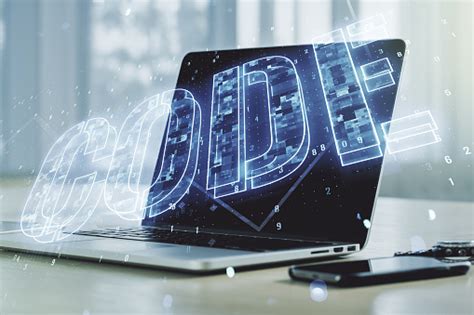 현대 컴퓨터 배경 국제 소프트웨어 개발 개념에 창조적 인 코드 단어 기호 다중 노출 0명에 대한 스톡 사진 및 기타 이미지 0명 개발 계약서 Istock