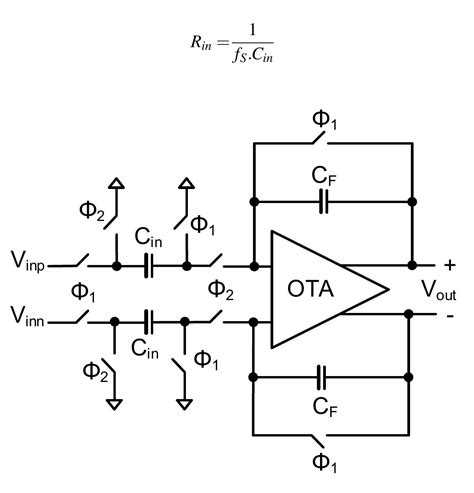 15 Schematic Of A Switched Capacitor Based Instrumentation