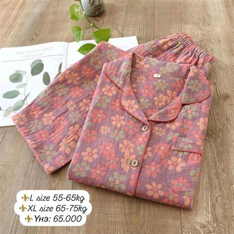 Home 📣Зөвхөн L Size цөөхөн үлдсэн 53 65кг өмсөх ⚜️100 цэвэр даавуун материалтай 🎁 Ээждээ