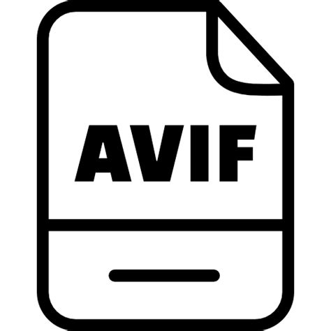 Avif File Outline Icon Svg Vector And Png Free Download Uxwing