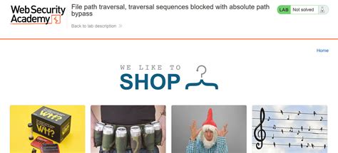 port swigger file path traversal traversal sequences blocked with