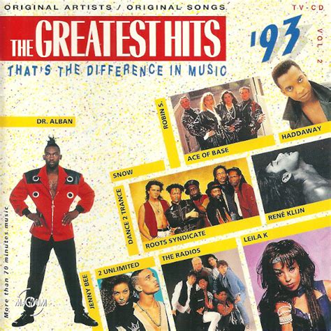 The Greatest Hits 93 Vol 2 Cd Compilation 1993 R483821 Discogs