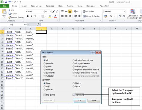 How To Transpose The Column Values Into Rows In Excel SFDCWallah