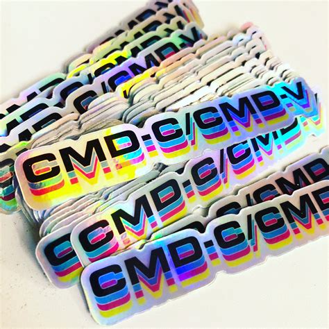 Cmd C Cmd V Logo Sticker Cmd C Cmd V