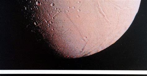 Enceladus And Mimas Views From 1997 Nasa Book The Planetary Society