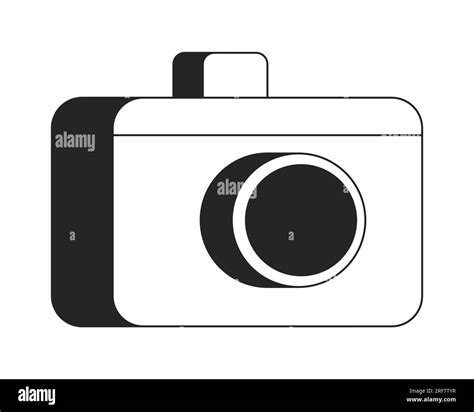Professional Camera Flat Monochrome Isolated Vector Object Stock Vector Image And Art Alamy