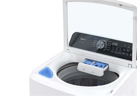 Midea 45 Cu Ft Smart Top Load Washer With Wave Impeller Mltw45m4bww