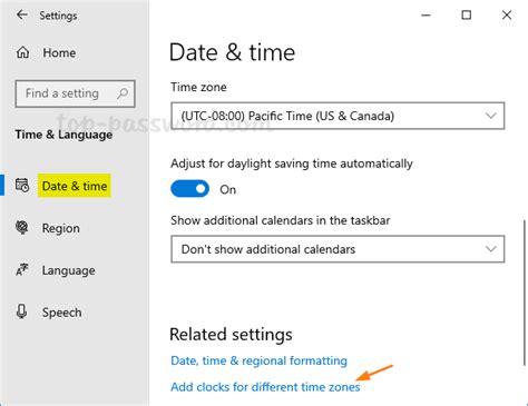 How To Show Different Time Zone Clocks On Windows Taskbar Password Recovery