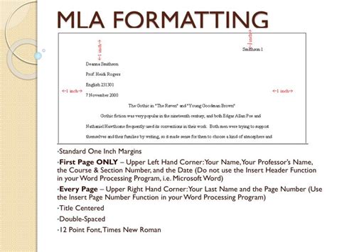 ppt mla formatting powerpoint presentation free download id 6986478