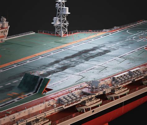 Soviet Aircraft Carrier Project 1153 Orel น้ำเงินเข้ม