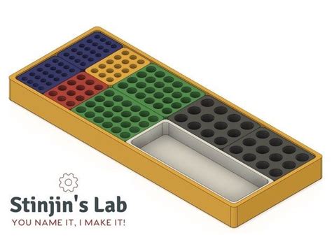 Cnc Router Customizable Bit Tool Holder By Stinjin Tool Holder