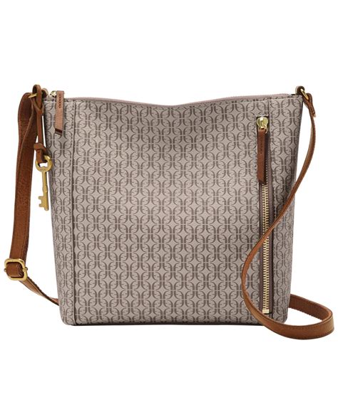 Заказать Сумки кросс боди Женская сумка через плечо Tara Fossil цвет серовато желтый по цене