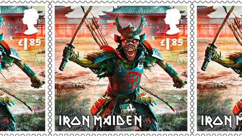 Iron Maiden Tendrá 12 Sellos Oficiales En El Correo Postal Del Reino