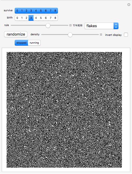 2d Cellular Automaton Animations Wolfram Demonstrations Project