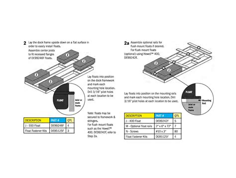 dock edge floating dock anchor chain plate