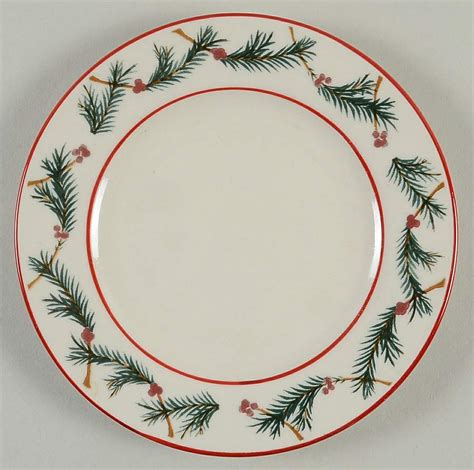 Holiday Snowman Bread And Butter Plate By Farberware Replacements Ltd