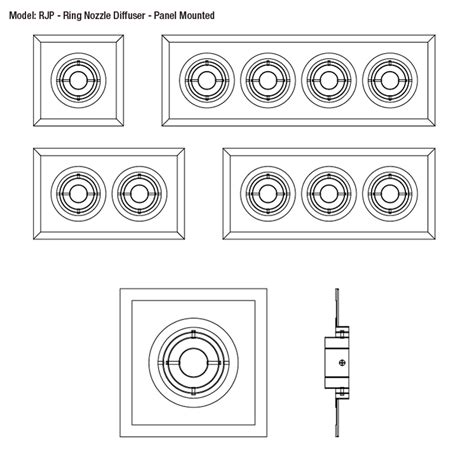 Arjp Panel Mounted Nozzle Diffusers