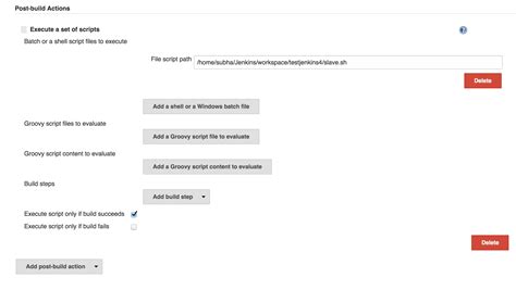 Shell Sh File Is Not Running On Slave Node In Jenkins Stack Overflow