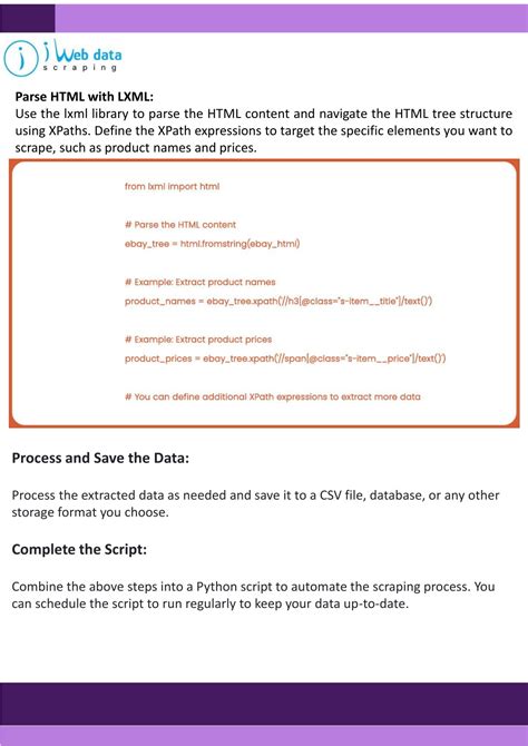 Ppt How To Perform Ebay Web Scraping With Python And Lxmlppt Powerpoint Presentation Id12989514