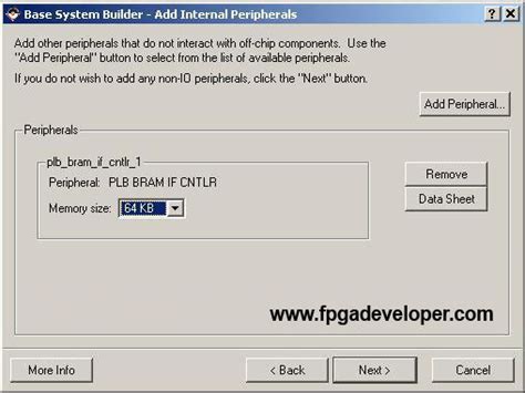 Manually Add A Peripheral To A Project Fpga Developer