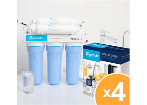 Годовой запас картриджей Ecosoft для фильтра обратного осмоса с минерализатором