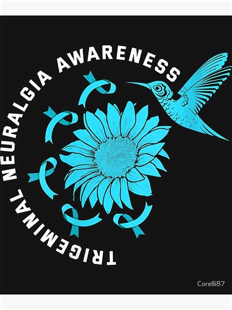 Womens Trigeminal Neuralgia Warrior Trigeminal Neuralgia Awareness V Neck Photographic Print