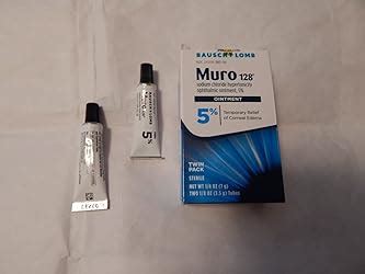 Muro 128 Sterile Ophthalmic5 Percent Ointment Twin Pack 0