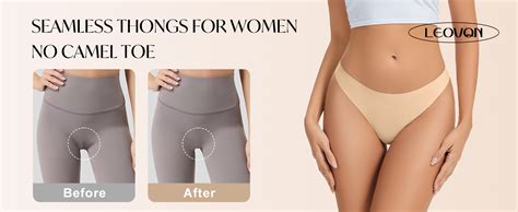 Leovqn No Show Panty Liners Thongs Underwear For Women 2