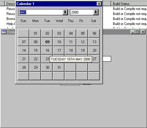 Some Pop Up Calendars Lansa Documentation
