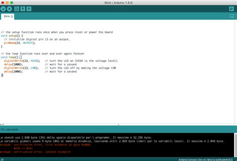 Problema Caricamento Sketch Avrdude Verification Error Content Mismatch Software Arduino