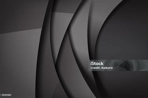 Abstract Background Dark And Black Overlaps 006 Stock Illustration Download Image Now