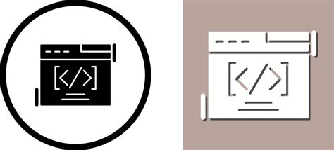 Web Coding Icon Design 44484413 Vector Art At Vecteezy