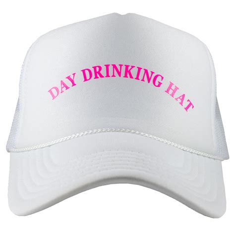 Day Drinking Decal Foam Summer Hat