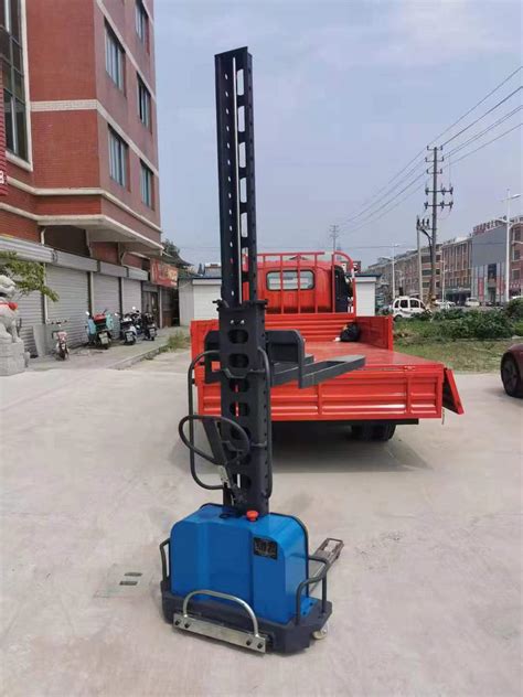 자동 적재 휴대용 지게차 전기 스태커 팔레트 리프트 1 톤 세미 전기 유압 팔레트 리프터 자체 리프트 부하 스태커