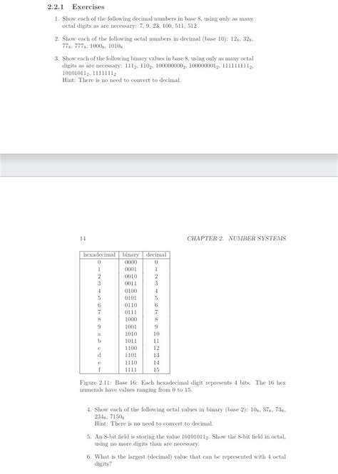 Solved Show Each Of The Following Decimal Numbers In Base Chegg