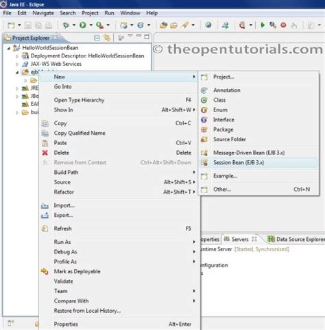 How To Create A Simple EJB3 Project In Eclipse JBoss 7 1 IByteCode