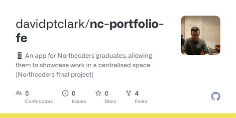 GitHub Davidptclark Nc Portfolio Fe An App For Northcoders