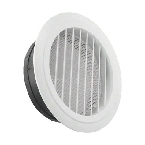 Duct Vents Round Louvered Vents Interior Abs Grille Ventilation Wall