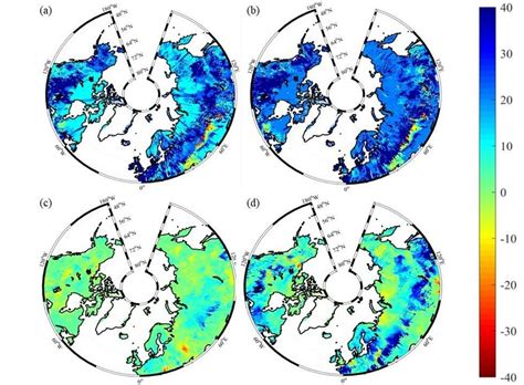 Spatial Distribution Of Nep Simulated By Temmoss For The Periods A