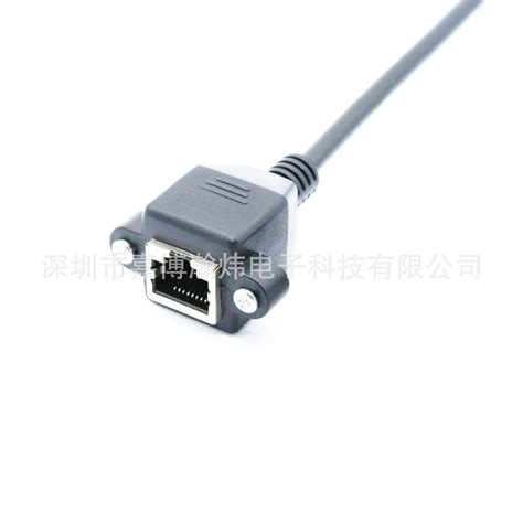 批发mini Usb数据线转rj45网口母头转接线5pin连接线耳朵固定纯铜 阿里巴巴