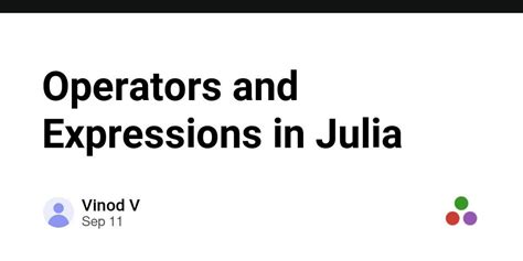 operators and expressions in julia r julia