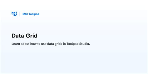 Data Grid Mui Toolpad