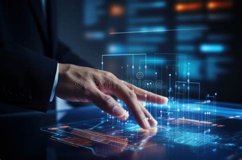 Digital Transformation Integration Between Ai Robot Technology And Business Ai Generative