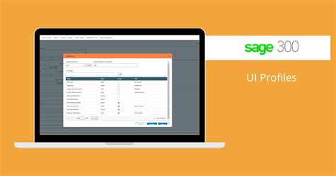 New Ui Profiles In Sage 300 Sage Software