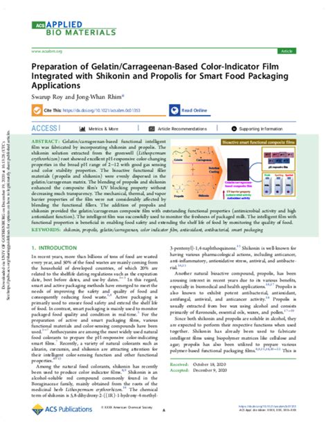 pdf preparation of gelatin carrageenan based color indicator film
