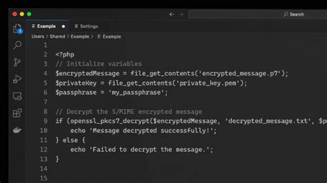 basic example of php function openssl pkcs7 sign