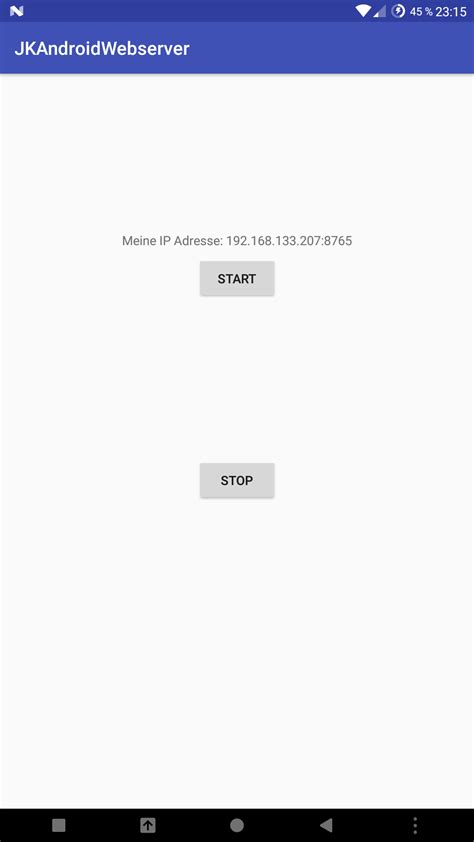How To Run A Webserver On Android Jens Klingenberg