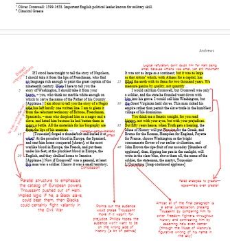 AP Lang Practice Four Analysis Essay Annotation Models TpT