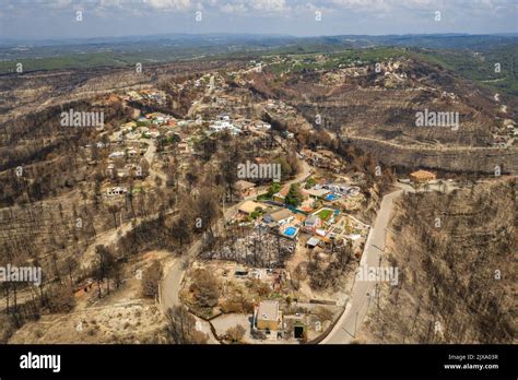 Houses Gardens And Vehicles Burned After The 2022 Pont De Vilomara