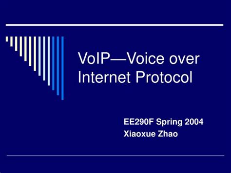 PPT VoIPVoice Over Internet Protocol PowerPoint Presentation Free Download ID 415183